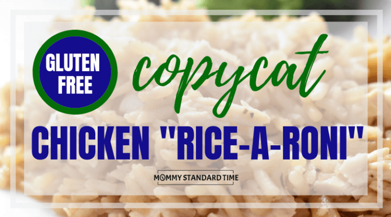 Gluten Free Chicken Rice-a-Roni Copycat - Mommy Standard Time