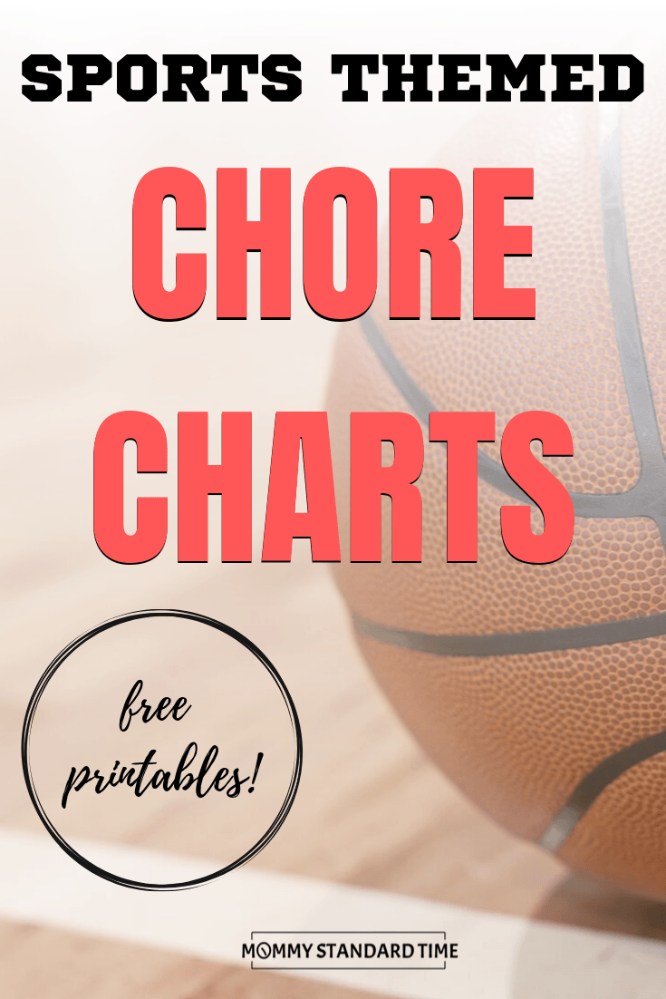 SPORTS THEMED CHORE CHARTS - Mommy Standard Time