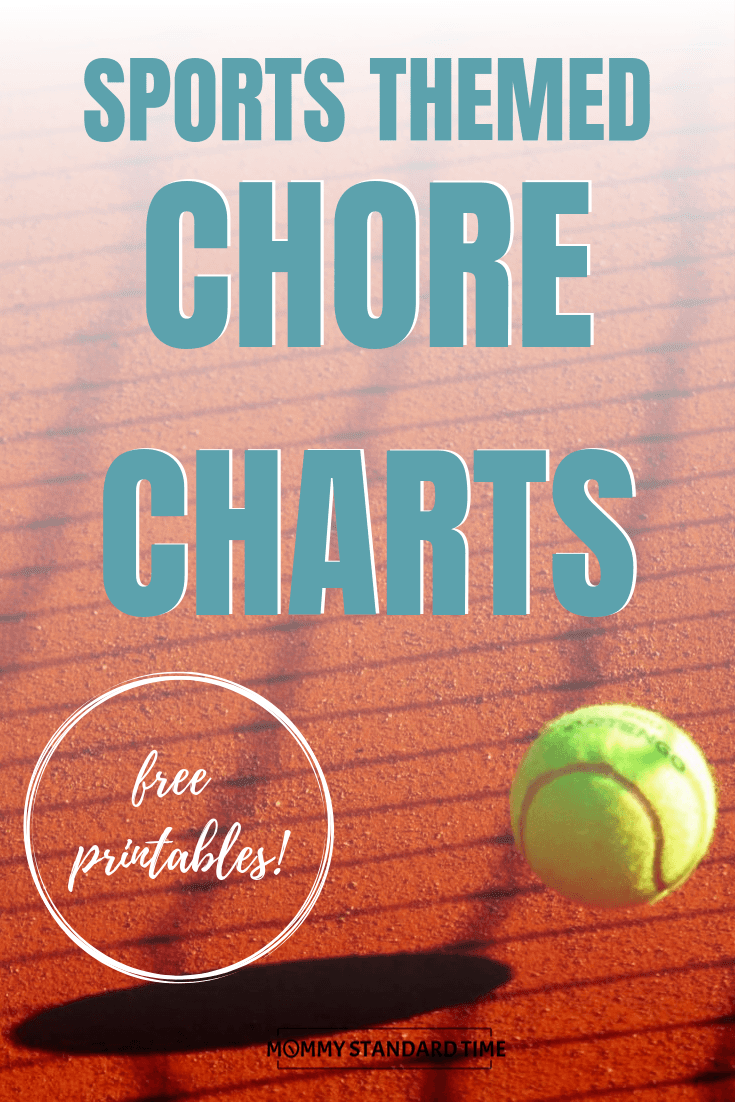 SPORTS THEMED CHORE CHARTS - Mommy Standard Time