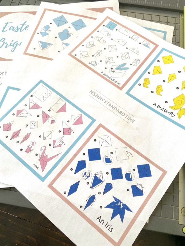 Free Easter Origami Booklet - Mommy Standard Time