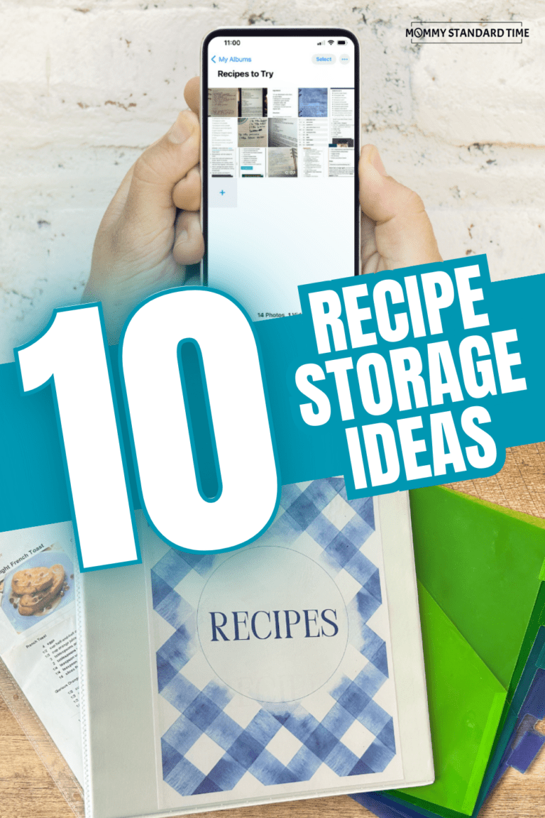 10 Time-Saving Recipe Storage Ideas - Mommy Standard Time